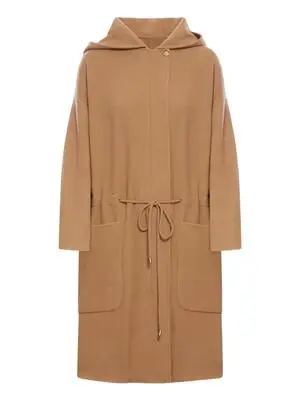 MAX MARA Max Mara Miele Drawstring Hooded Coat