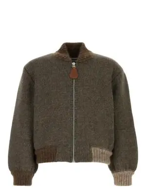 MAGLIANO Zip-up Mohair Cardigan - Brown