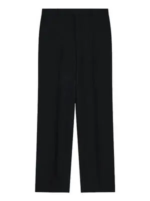 Emporio Armani Formal Dress Pants With Belt Loops - Black