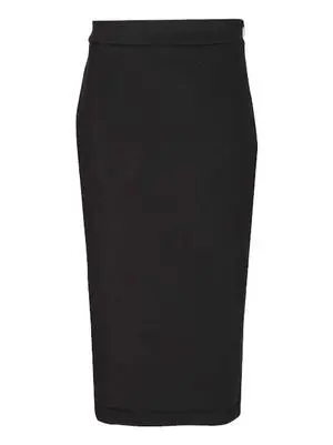 Moncler X Edward Enninful Back Slit Midi Skirt - Black