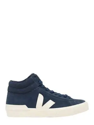 VEJA High Top Lace-up Sneakers - Blue
