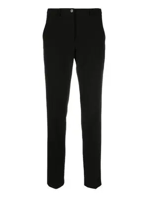 Seventy Cropped Slim-cut Trousers - Black