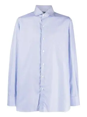 FINAMORE 1925 Long-sleeved Shirt - Blue