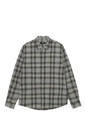StÜssy Motif Plaid Shirt - Grey