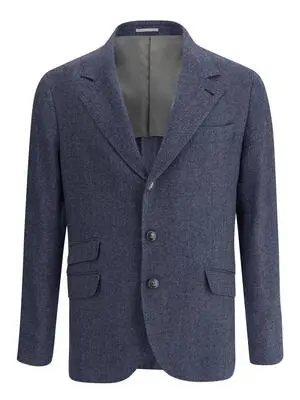 Brunello Cucinelli Single Breasted Jacket - Black