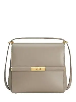 Dolce & Gabbana Marlene Foldover Top Crossbody Bag - Beige
