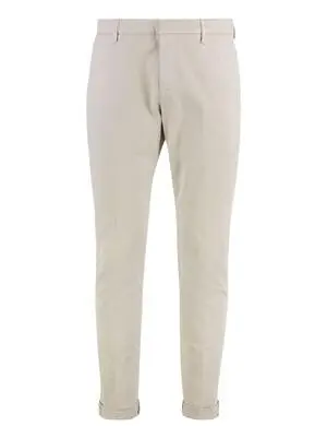 DONDUP Gaubert Turn-up Hem Pants - White