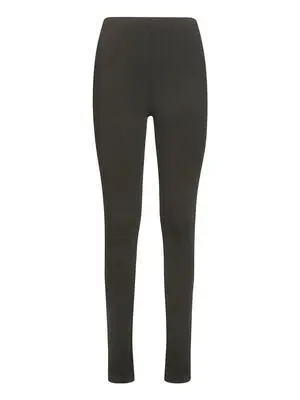 Red Valentino Elastic Waist Leggings - Black