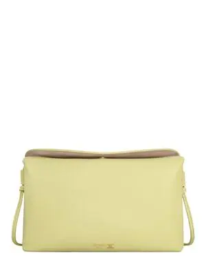 Celine Trio Flap In Smooth Lambskin - Citrus