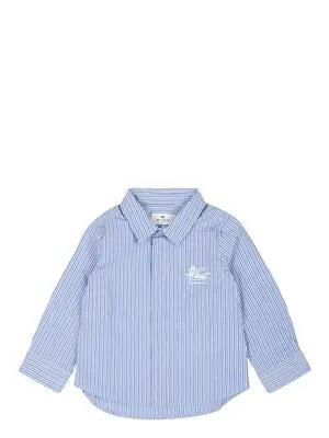 ETRO Etro Logo-Embroidered Cotton Shirt