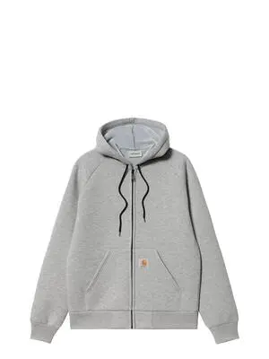 Carhartt Work In Progress Car-lux Zipped Hoodie - Gray