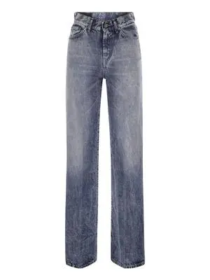 DONDUP Wide Leg Jeans - Blue