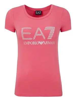 EA7 Logo T-shirt - Red