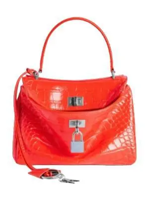 Balenciaga Balenciaga Rodeo Embossed Top Handle Bag Orange