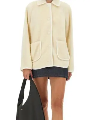A.p.c. Long Sleeve Buttoned Jacket - White