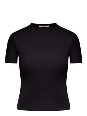 Max Mara Crewneck Short-sleeved T-shirt - Black