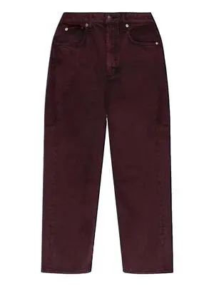 RAG  BONE Rag & Bone High Rise Jeans - Burgundy Red