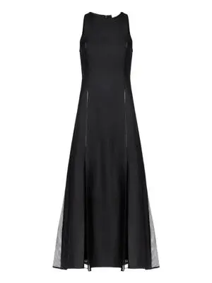 Loulou De Saison Irka Silk Twill Dress - Black