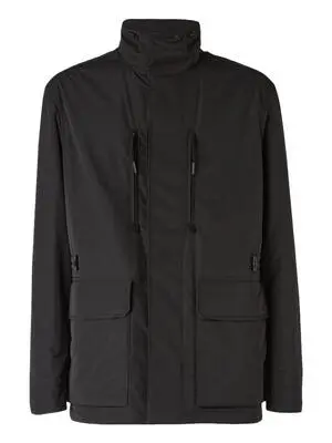 Zegna Logo Casual Jacket - Black