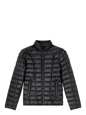 DIESEL® Quilted Zip-up Puffer Jacket - Black