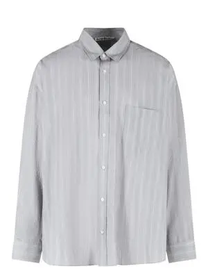 Acne Studios Striped Button-up Shirt - Gray/multicolor