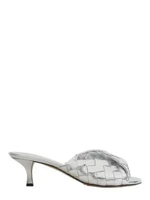 Bottega Veneta Blink Mule - Silver