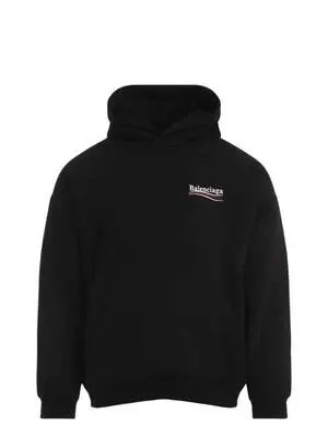 Balenciaga Political Campaign Hoodie - Black