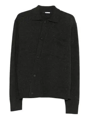 Jacquemus Asymmetric Button-up Jacket - Grey
