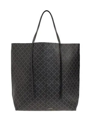BY MALENE BIRGER Abrille Printed Tote Bag - Black