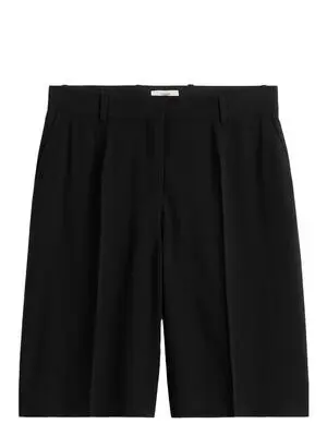 TOTEME Tailored Bermuda Shorts - Black