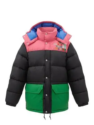 Gucci X The North Face Logo Down Jacket - Black