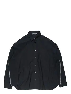 Acne Studios Striped Button-up Shirt - Black/gray
