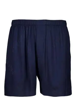 Balenciaga Logo Jacquard Pyjama Shorts - Dark Navy