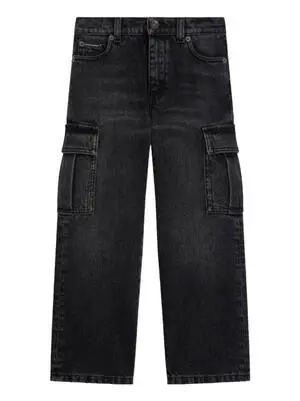 Dolce & Gabbana Cargo Belt Loop Jeans - Black