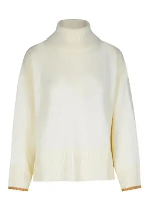 PUROTATTO Purotatto Turtleneck Sweater With Contrasting Cuff Trim