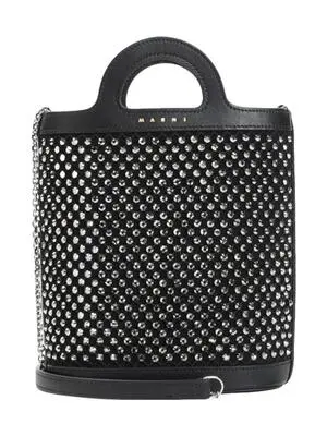 Marni Embellished Top Handle Bag - Black