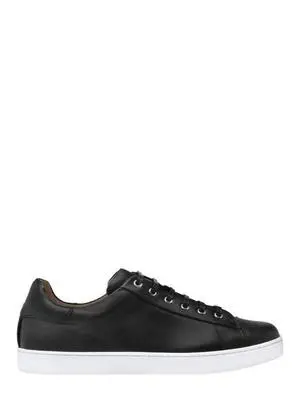 GIANVITO ROSSI Round Toe Low Top Sneakers - Black