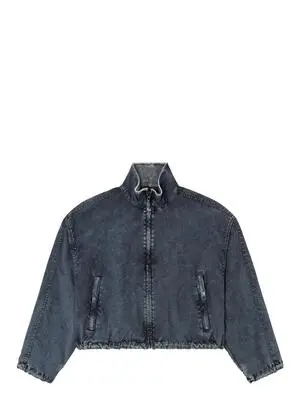 DIESEL® G-leam-r1 Cropped Jacket - Dark Blue