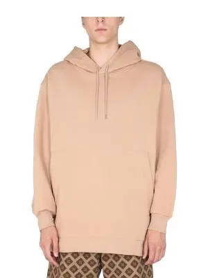 Dries Van Noten Long Sleeved Drawstring Hoodie - Nude