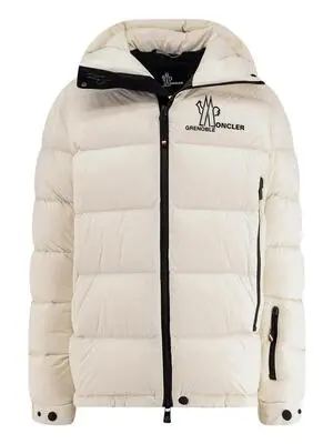 Moncler Moncler Grenoble Isorno Hooded Down Ski Jacket White