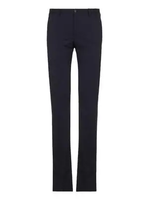 Giorgio Armani Wool Casual Trousers - Black