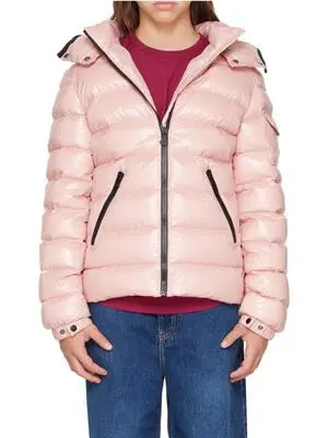 Moncler Bady Hooded Down Jacket - Light Pink