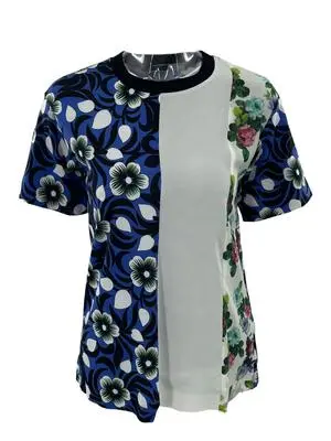 Sportmax Short Sleeve Graphic T-shirt - Gray