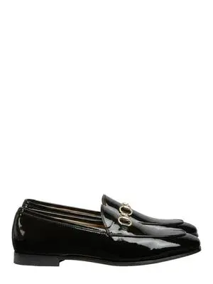 Gucci Gucci Jordaan Zlip-On Loafers With Horsebit Detail Black