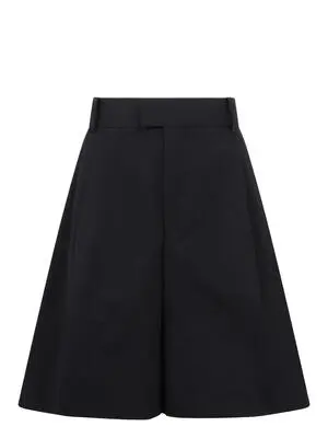 JIL SANDER Pressed Crease Shorts - Black