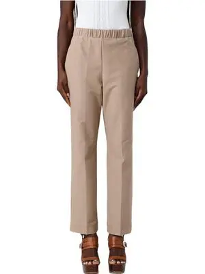 Max Mara Max Mara Elastic Waist Casual Trousers Beige