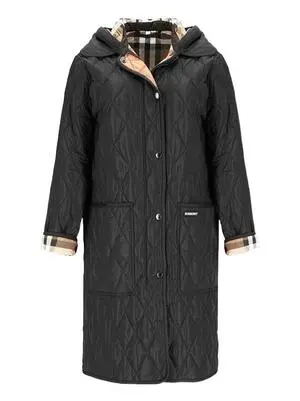 Burberry Quilted Coat - Black
