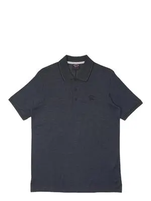 PAUL  SHARK Embroidered-logo Polo Shirt - Black
