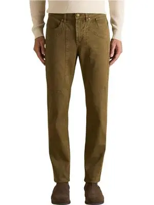 JECKERSON Belt Loop Jeans - Brown