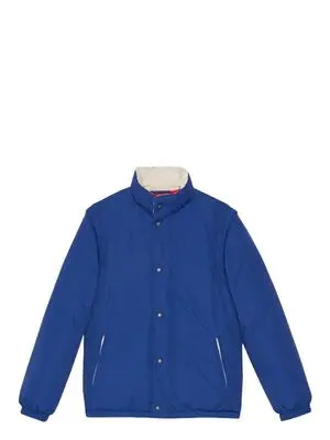 Gucci Detachable Sleeve Puffer Jacket - Blue